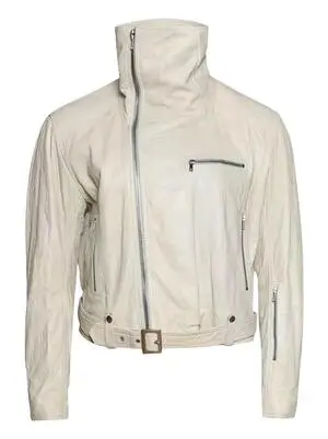 RICK OWENS Zip-up Leather Jacket