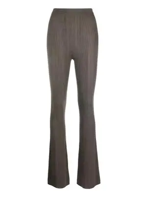 RICK OWENS Ribbed Flared Trousers