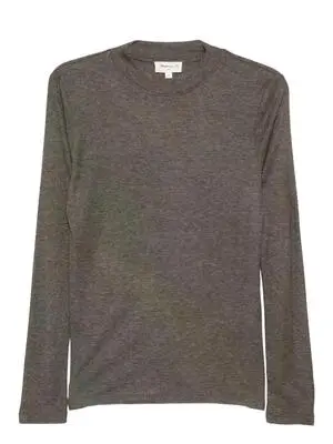 MAISON123 Flynn Long-sleeve High-neck T-shirt - Brown