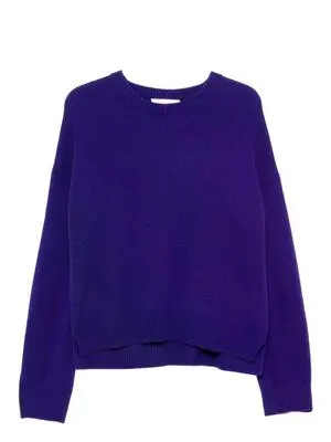 Eric Bompard Cashmere Ribbed-knit Sweater - Purple