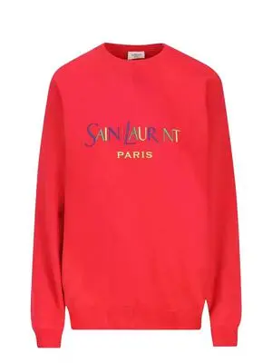 Saint Laurent Sweatshirt - Red
