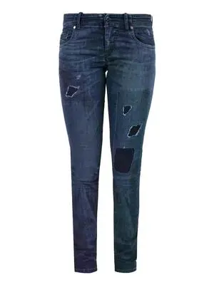 DIESEL® Grupee-ne Distressed Jeans - Blue