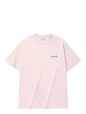 COVERNAT Surfing Motion Graphic-print Cotton T-shirt - Pink