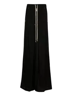 RICK OWENS Bela Satin Wide-leg Trousers