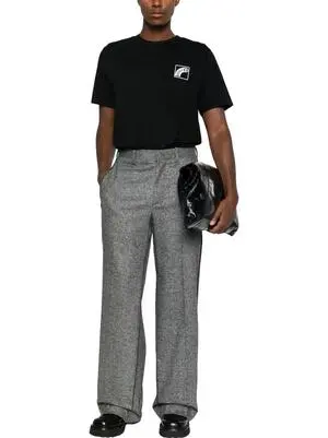 MAISON MARGIELA Belt-loop Wide-leg Trousers - Grey