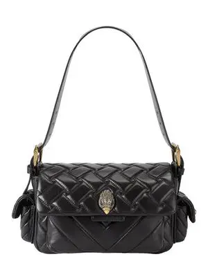 Kurt Geiger Eagle-motif Quilted Shoulder Bag - Black