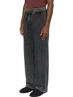 Emporio Armani Elasticated-waistband Track Pants - Grey