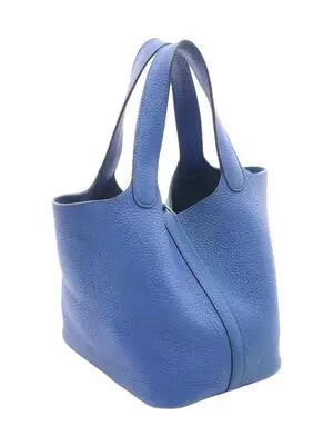 Hermès Hermès 2022 PM Picotin Lock Tote Bag Blue