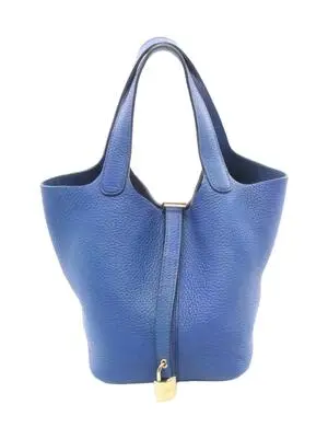 Hermès 2022 Pm Picotin Lock Tote Bag - Blue