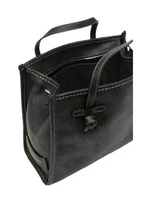 GIANNI CHIARINI Marcella Leather Tote Bag - Black