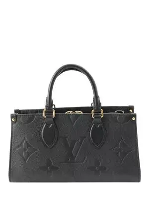 LOUIS VUITTON 2021-2026 Monogram Giant Empreinte Onthego East West Satchel - Black