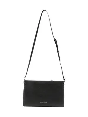 GIANNI CHIARINI Hermy Leather Clutch Bag - Black