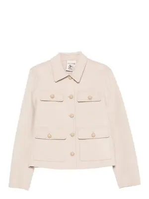 SEMICOUTURE Alisa Wool Jacket - White
