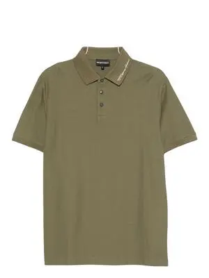 Emporio Armani Cotton Polo Shirt - Green