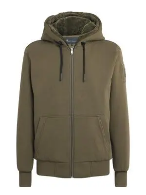 Moose Knuckles Padded Bunny Zip-up Hoodie - Green