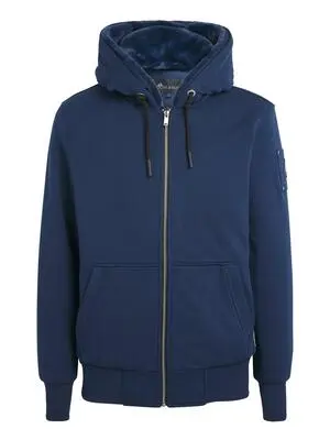 Moose Knuckles Padded Bunny Zip-up Hoodie - Navy