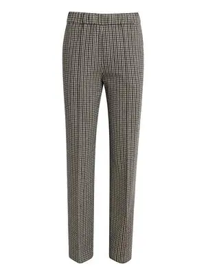 Fabiana Filippi Houndstooth Tailored Trousers - Grey