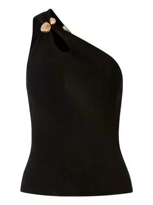 Cult Gaia Anouk Knit Top - Black