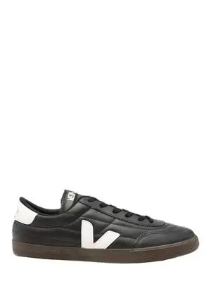 VEJA Logo-patch Gum-sole Sneakers - Black