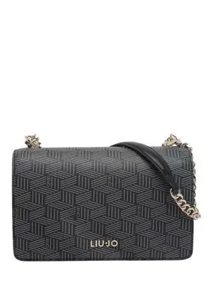 Liu Jo Geometric-pattern Shoulder Bag - Black