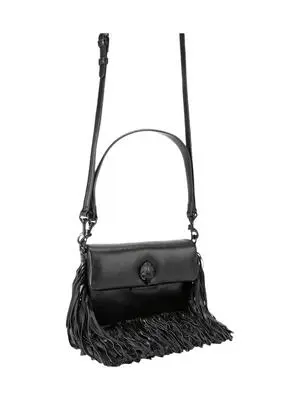 Kurt Geiger Oxford Fringe Shoulder Bag - Black