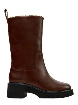 Camper Milah Leather Boots - Brown
