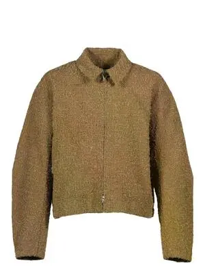 FILTH Textured Zip-up Jacket - Brown