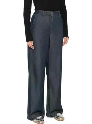 MAISON123 Adele Wide-leg Jeans - Blue