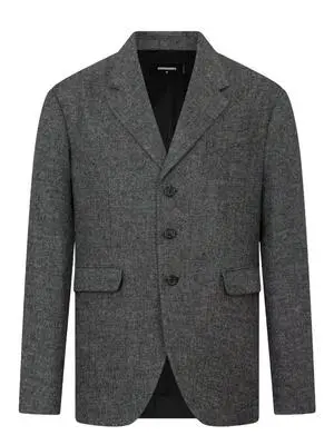 Dsquared2 Tweed2 Osaka Blazer - Grey