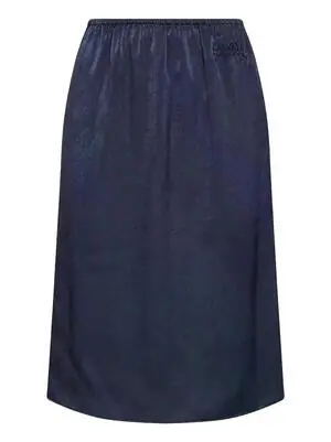MAISON MARGIELA MM6 Maison Margiela Embroidered Logo Twisted Skirt