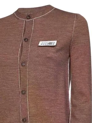 MAISON MARGIELA Button-front Cardigan - Brown