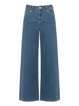 EMME Wide-leg Denim Jeans - Blue