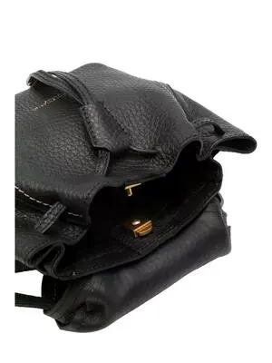 GIANNI CHIARINI Violette Leather Backpack - Black