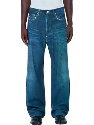 Junya Watanabe X Levi's Buckle-fastening Jeans - Blue