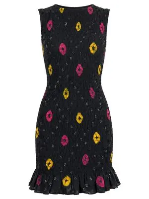 PAR Y ESCALA Valerie Short Dress - Black