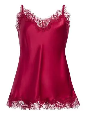 SAINTED SISTERS Scarlett Camisole In Crimson Rose Red