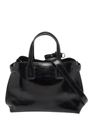 Burberry Small Banner Tote Bag - Black