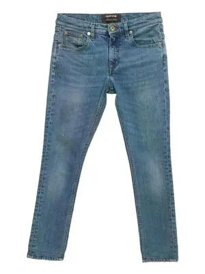 Roberto Cavalli Serpent-detail Denim Jeans - Blue
