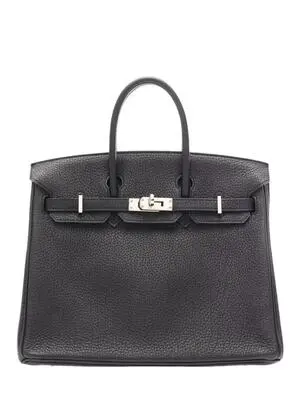 Hermès 2015 25 Birkin Togo-leather Tote Bag - Black