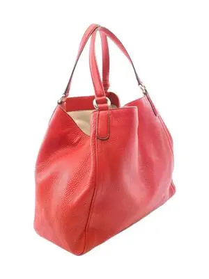 Gucci 2010s Soho Cellarius Interlocking G Tote Bag - Red