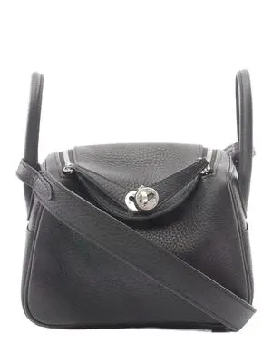 Hermès Mini Lindy Shoulder Bag - Black