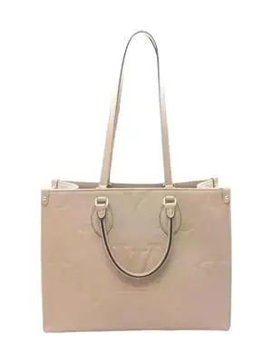LOUIS VUITTON 2021s Mm Onthego Monogram Empreinte Tote Bag - Neutrals