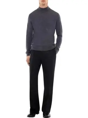 FURSAC High-neck Wool Sweater - Grey
