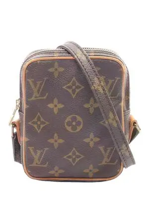 LOUIS VUITTON 1989 Mini Danube Monogram Shoulder Bag - Brown