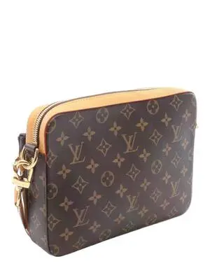 LOUIS VUITTON X Nigo 2010s Trio Cross Body Bag - Brown