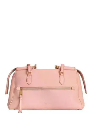 Dolce & Gabbana Medium Vittoria Handbag In Calfskin - Pink