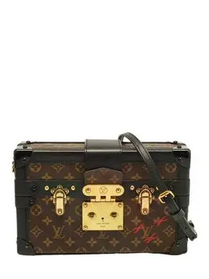 LOUIS VUITTON Malle Petite Monogram Shoulder Bag - Brown