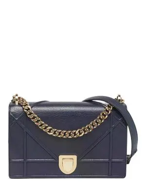 Dior 2017 Medium Diorama Cannage Shoulder Bag - Blue
