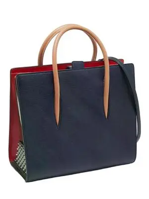 CHRISTIAN LOUBOUTIN Paloma Leather Tote Bag - Blue