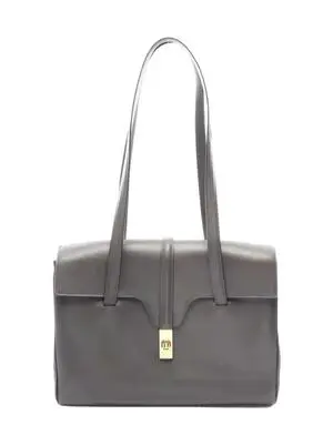 Celine 2000s Medium Soft 16 Shoulder Bag - Grey